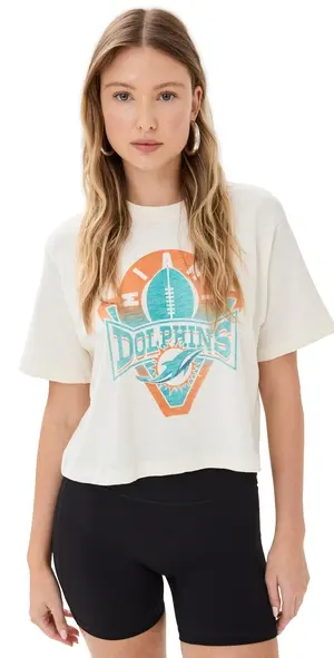 Junk Food Dolphins Crop T-shirt