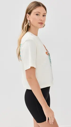 Junk Food Dolphins Crop T-shirt