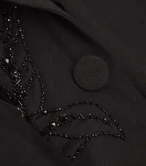 Huishan Zhang Embellished Atlas Blazer