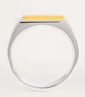 Tom Wood Sterling And Yellow Gold Peaky Ring