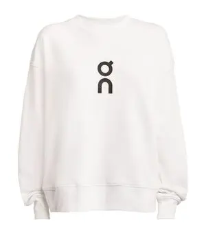 On On Running Club Crew Sweatshirt White
