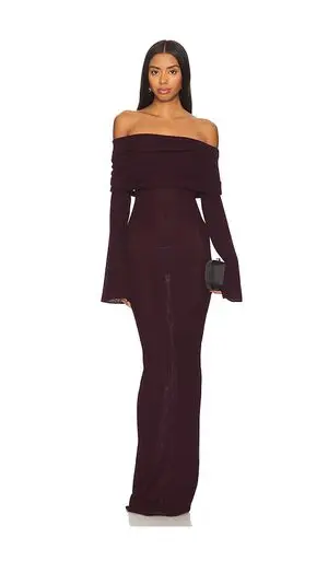 SEROYA Galleria Dress - Merlot