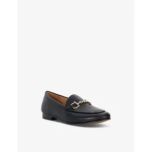 DUNE Snaffle-embellished Leather Loafers