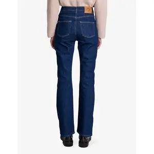 Maje High-rise Bootcut Denim Jeans