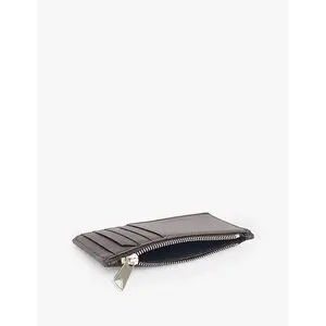 Bottega Veneta Intrecciato Zip Leather Card Holder