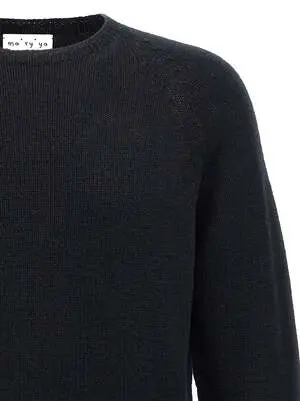 MA'RY'YA Crew-neck Sweater - Black