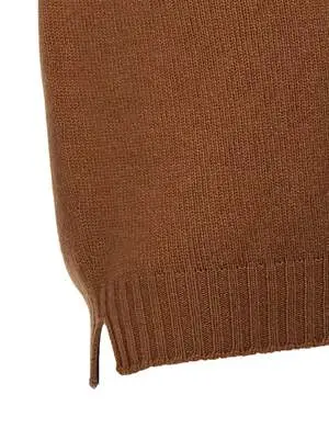 MA'RY'YA Crew Neck Sweater - Brown