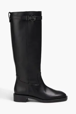 STUART WEITZMAN Maverick Leather Knee Boots
