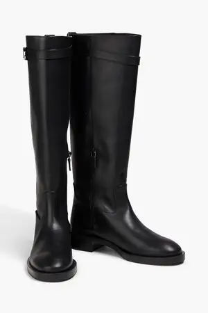 STUART WEITZMAN Maverick Leather Knee Boots