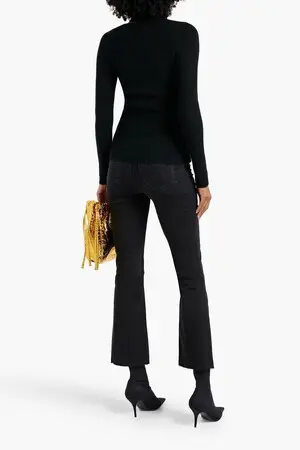Arch4 Opal Cutout Cashmere Turtleneck Sweater - Black
