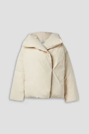 TOTEME Signature Cotton-blend Shell Down Jacket