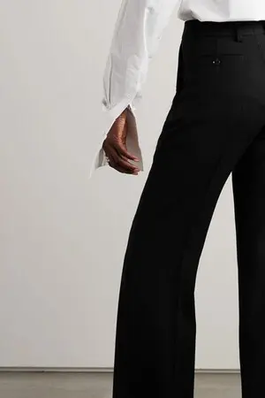 Ami Twill Flared Pants - Black