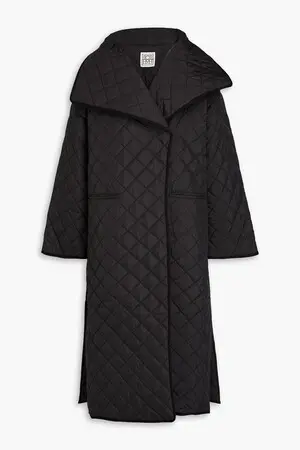 TOTEME Totême Quilted Shell Coat - Black