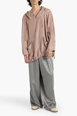 Dries Van Noten Wide-leg Cupro-cotton Twill Pants