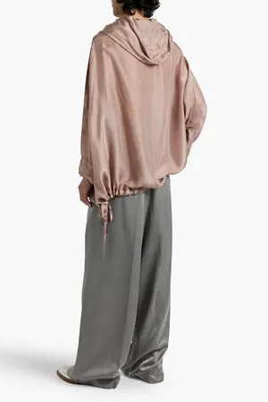 Dries Van Noten Wide-leg Cupro-cotton Twill Pants