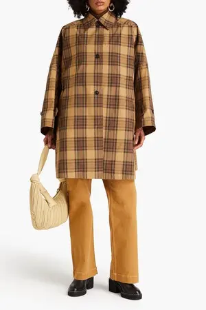 TOTEME Oversized Checked Raincoat