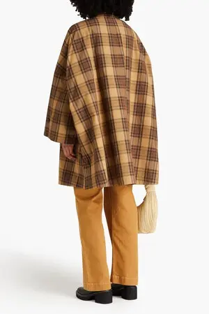 TOTEME Oversized Checked Raincoat
