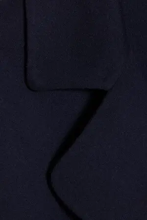 Stella McCartney Double-breasted Wool-felt Coat - Midnight Blue