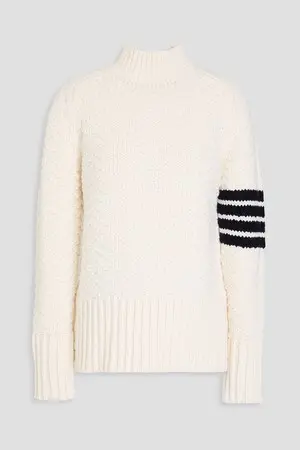 Thom Browne Striped Wool-blend Turtleneck Sweater