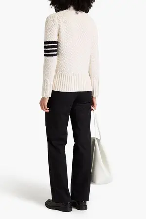 Thom Browne Striped Wool-blend Turtleneck Sweater