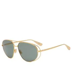 Bottega Veneta Bottega Veneta BV1344S Sunglasses Gold/green