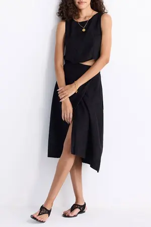 REISTOR Overlap Midi Skirt - Solid