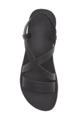 Olukai Onohi Strappy Platform Sandal - Black/white Sand