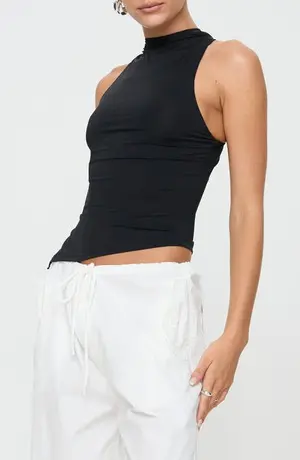 Princess Polly Twist Back Asymmetric Tank Top
