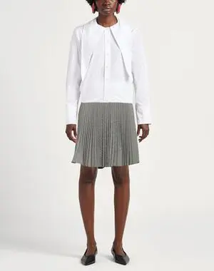 Sandro Mini Skirt Cream Size Polyester