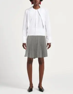 Sandro Mini Skirt Cream Size Polyester