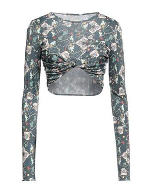 Isabel Marant Étoile Floral-print Crop Top - Deep Teal