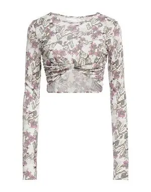 Isabel Marant Étoile Floral-print Crop Top - White