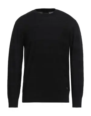 Emporio Armani Sweater In Virgin Wool Blend - Black