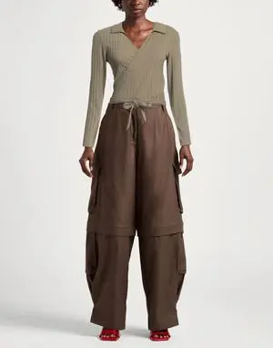 Karl Lagerfeld Ribbed Knit Wrap Cardigan