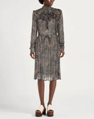 Antik Batik Midi Flared Dress