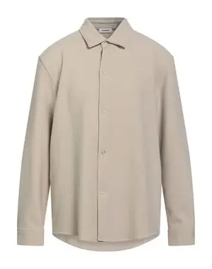 Sandro Shirt Size Polyester, Viscose, Elastane - Sand