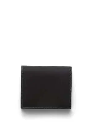 Prada Logo-plaque Bi-fold Wallet - Black