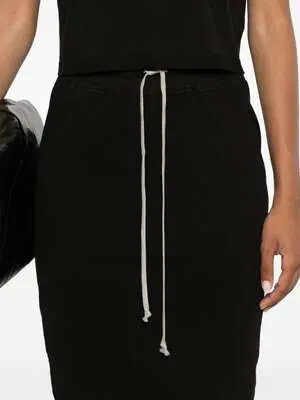 Rick Owens Pull On Pillar Maxi Skirt - Black