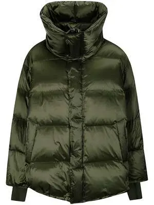 Women's Green Puffer Jackets