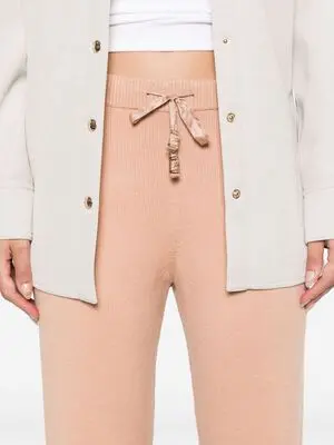 Liu Jo Ribbed-knit Trousers