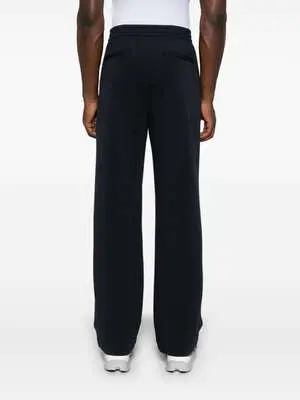 Emporio Armani Double-jersey Trousers - Blue
