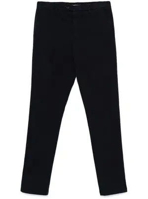 Canali Twill-weave Chinos - Blue