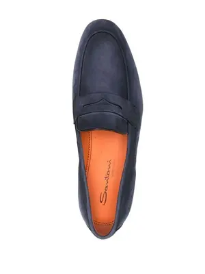 Santoni Penny Loafers - Blue