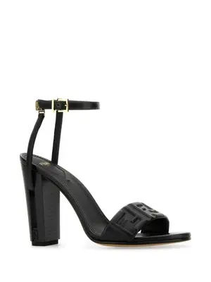 Fendi 95mm Delfina Leather Sandals