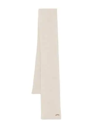 Paul & Shark Ribbed-knit Scarf - Neutrals