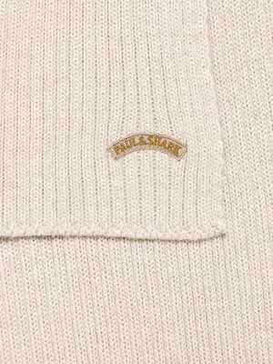 Paul & Shark Ribbed-knit Scarf - Neutrals