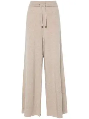 JIL SANDER Drawstring-waist Cashmere Trousers