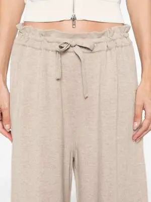 JIL SANDER Drawstring-waist Cashmere Trousers