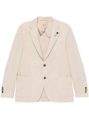 LARDINI Mélange-effect Blazer