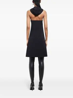 COURREGES Oblique Shift Dress - Black